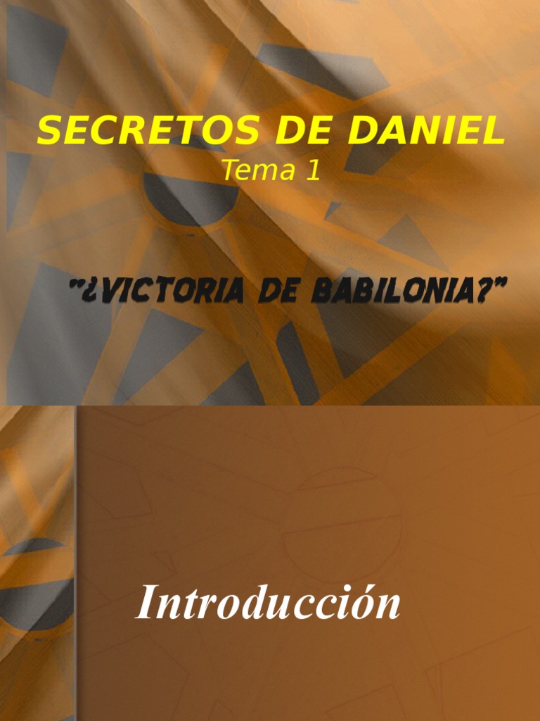 Profecías y Sabiduría en Daniel | PDF | Daniel (figura bíblica) | Libro ...