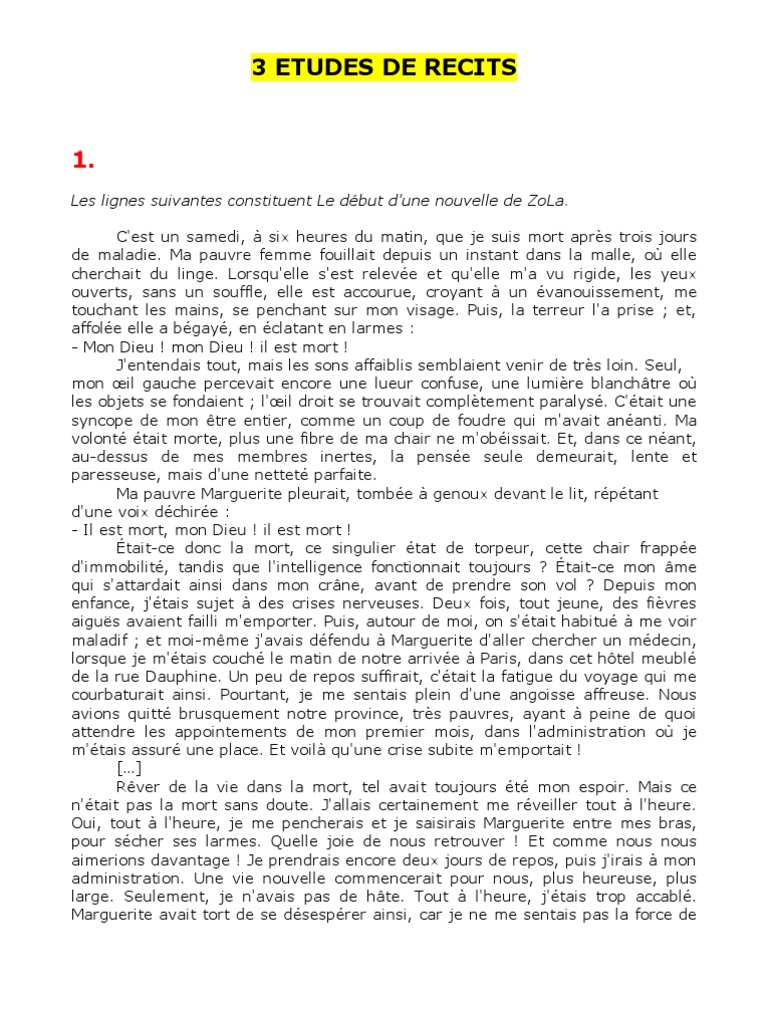 4° Exercices Récit 02 | PDF | Narration