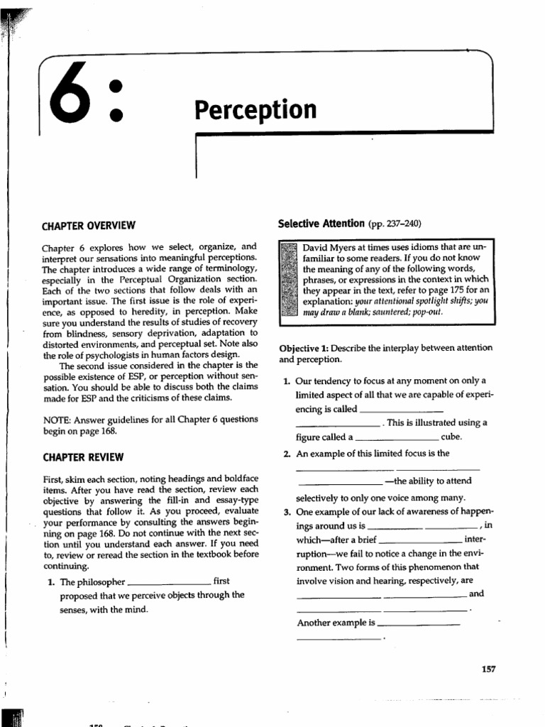 Understanding Perception and Depth Cues | PDF | Extrasensory Perception ...