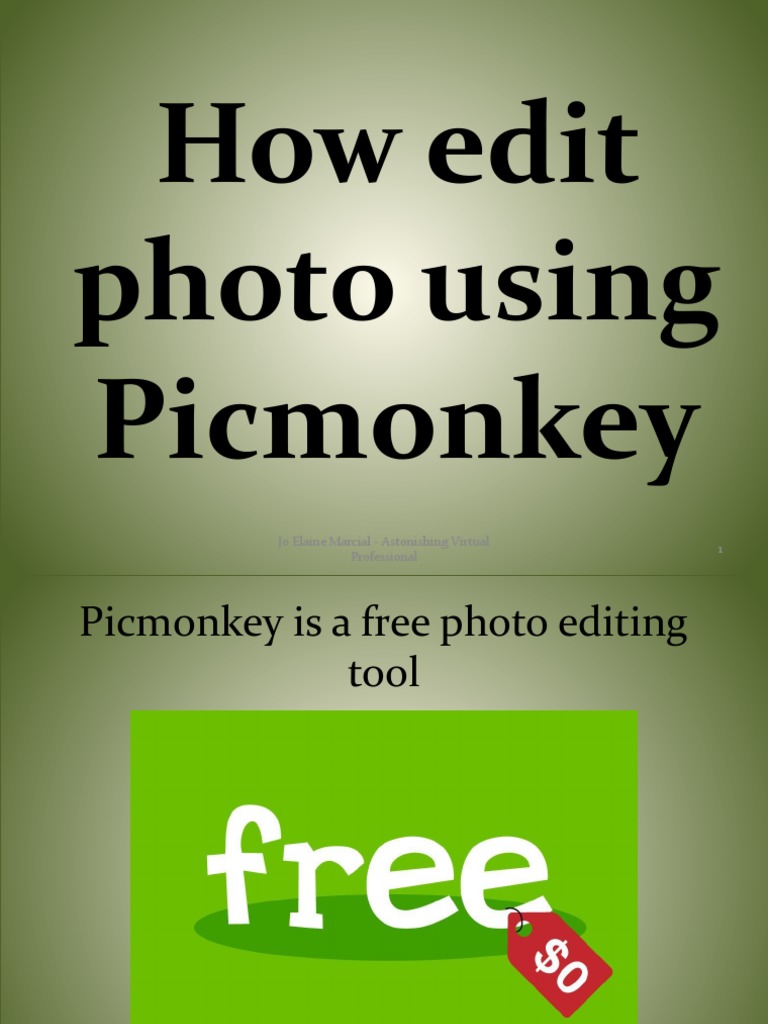 Edit Photos Easily with PicMonkey | PDF | Optics | Vision