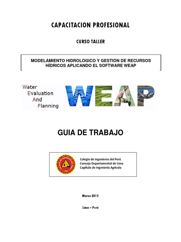 Modelando la gestión de recursos hídricos mediante el software WEAP ...