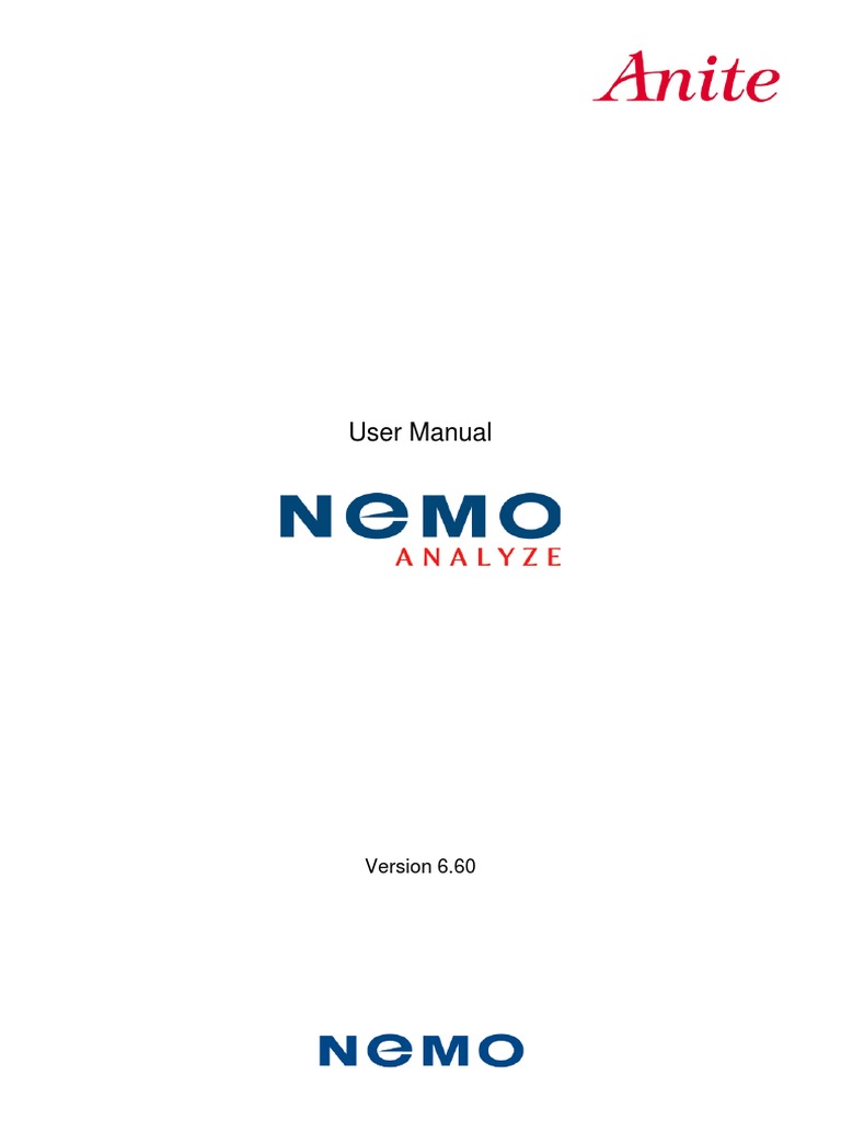 Nemo Analyze 6 Manual | PDF | Installation (Computer Programs) | Microsoft Windows