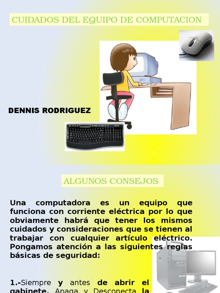 Cuidado de Las Computadoras | Unidad Central de procesamiento | Periférico