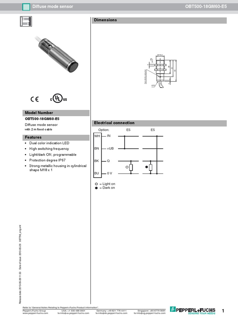 Obt500 18GM60 E5 | PDF | Light Emitting Diode | Power Supply
