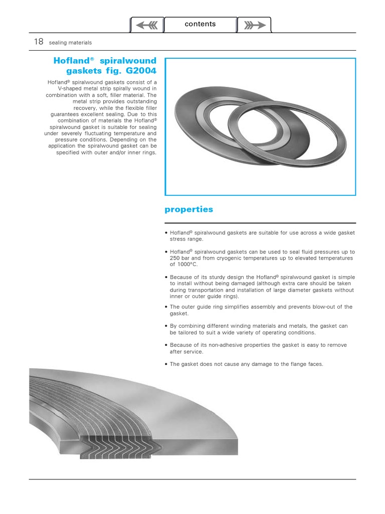 Catalog-Spiral Wound Gaskets | PDF | Pipe (Fluid Conveyance) | Corrosion