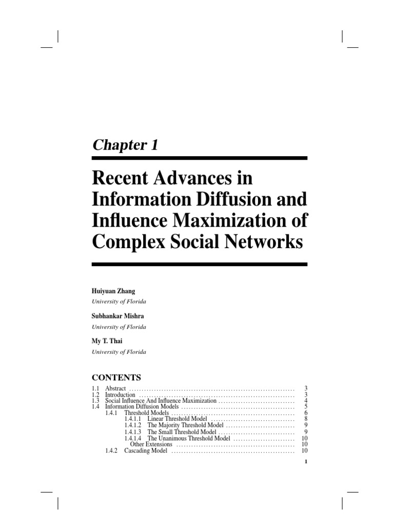 Recent Advances In Information Diffusion And Influence Maximization Of Complex Social Networks