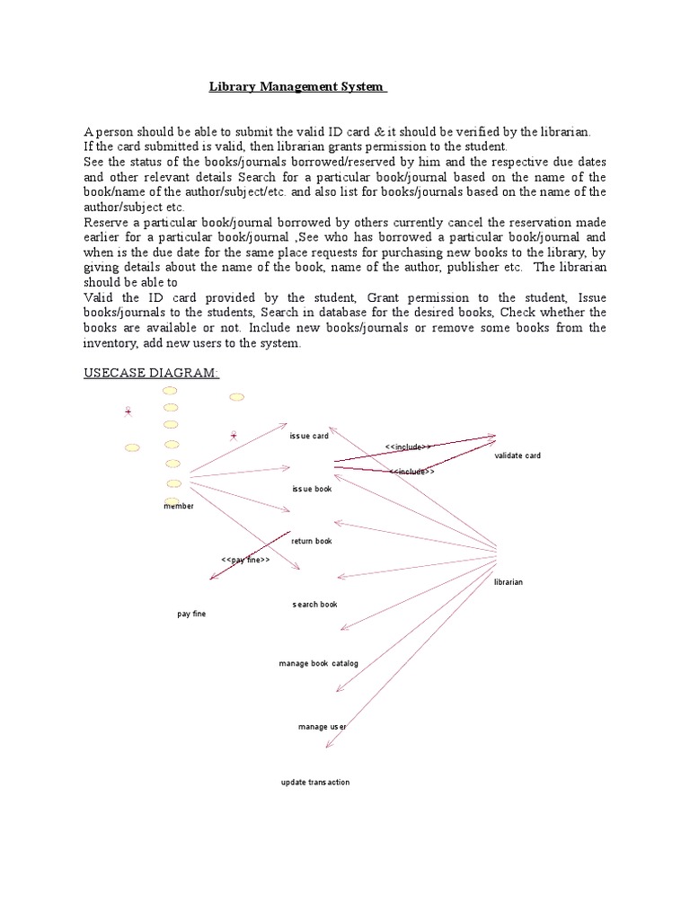 Library Management System | Download Free PDF | Librarian | Libraries