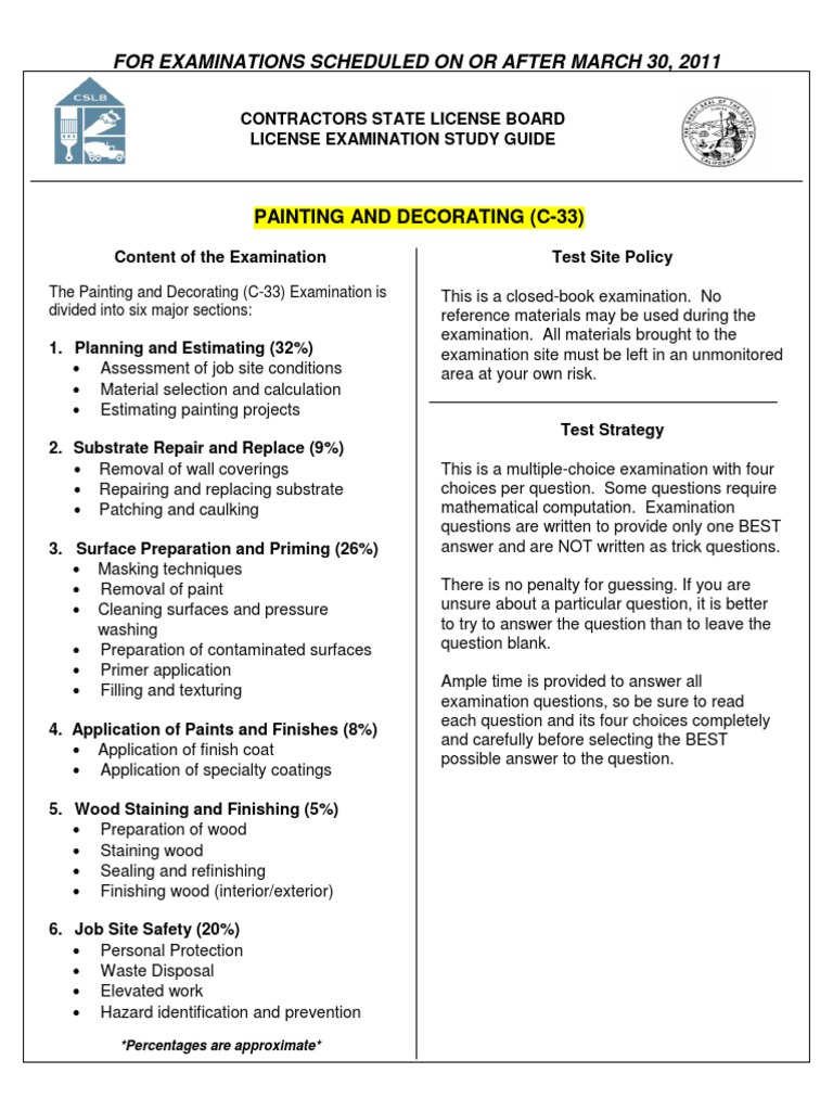 C33 Study Guide | Test (Assessment) | Paintings