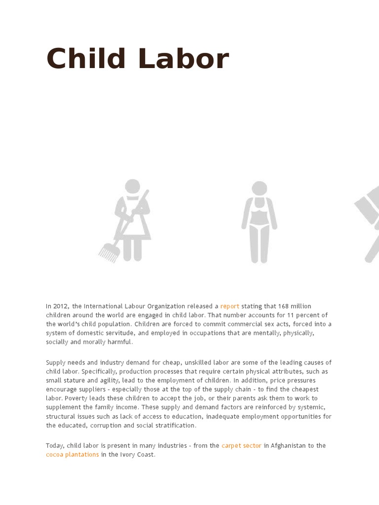 Project Child Labour Shakespeare | PDF | Slavery | Nature