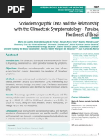 Menopause Symptom Scale Greene Climacteric | PDF | Lifestyle