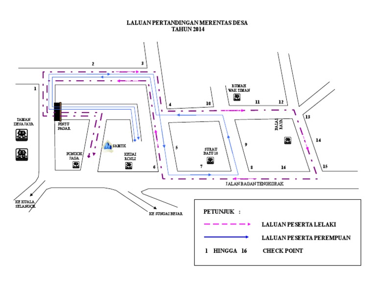 Laluan Merentas Desa 2014 | PDF