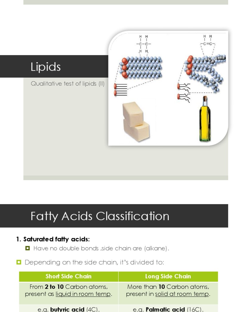 Qualitative Test of Lipids II | PDF | Fat | Lipid