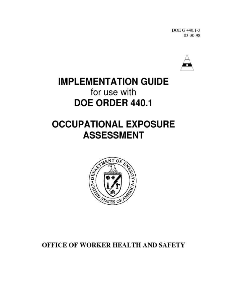 Occupational Exposure Assessment Guide | PDF | Occupational Hygiene ...