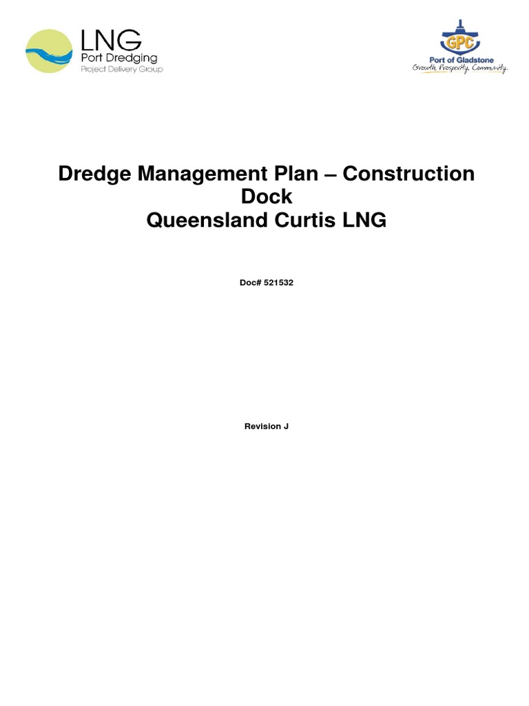 Dredge Management Plan - Construction Dock - Part 1 | PDF | Dredging ...