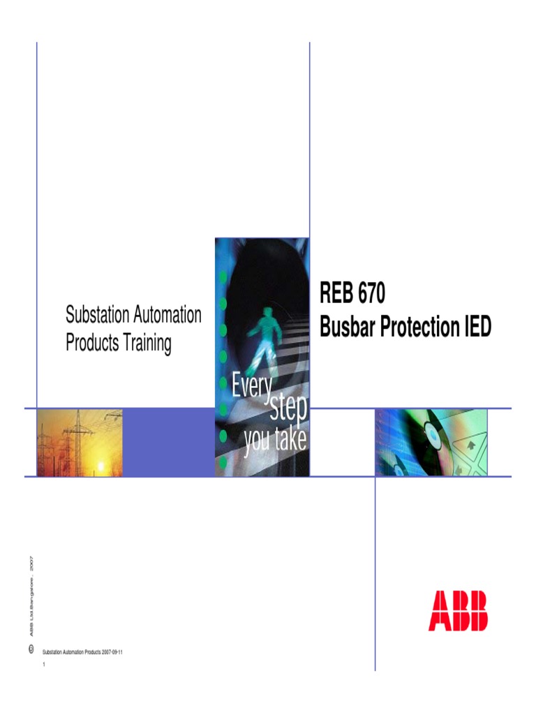 REB 670 Application | PDF | Electrical Substation | Electric Power