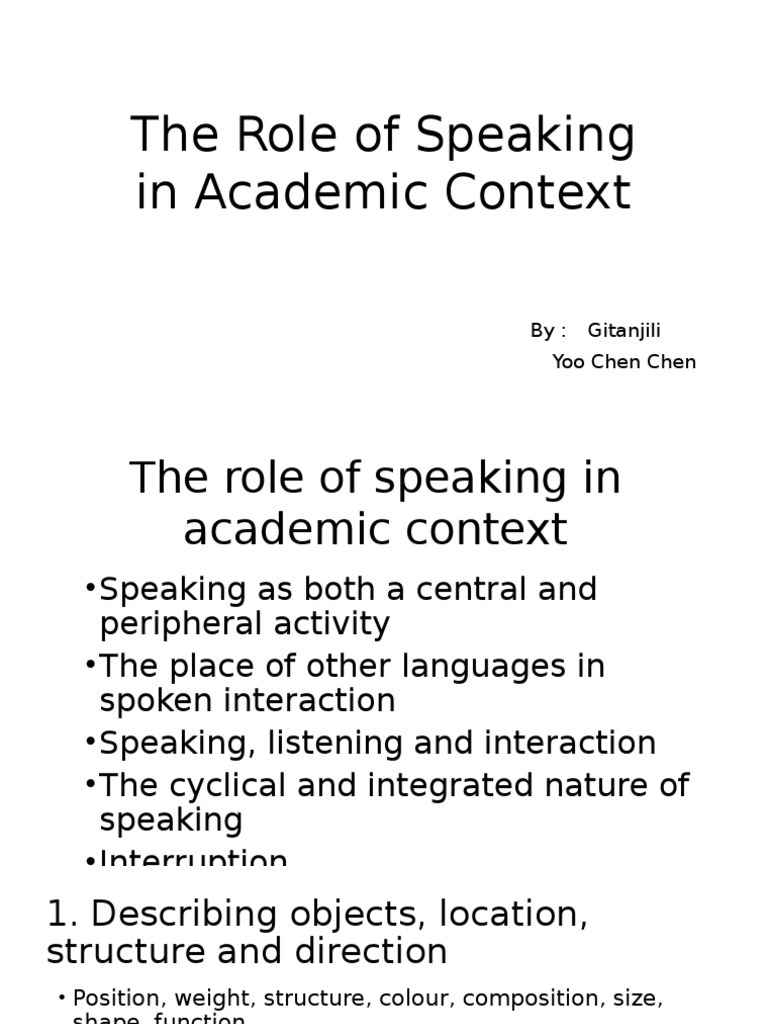 Speaking Skills in Academic Context | PDF | Glycogen | Carbohydrates