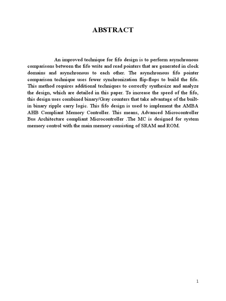 Design Of Asynchronous Fifo Using Verilog Hdl Pdf Field Programmable Gate Array Pointer