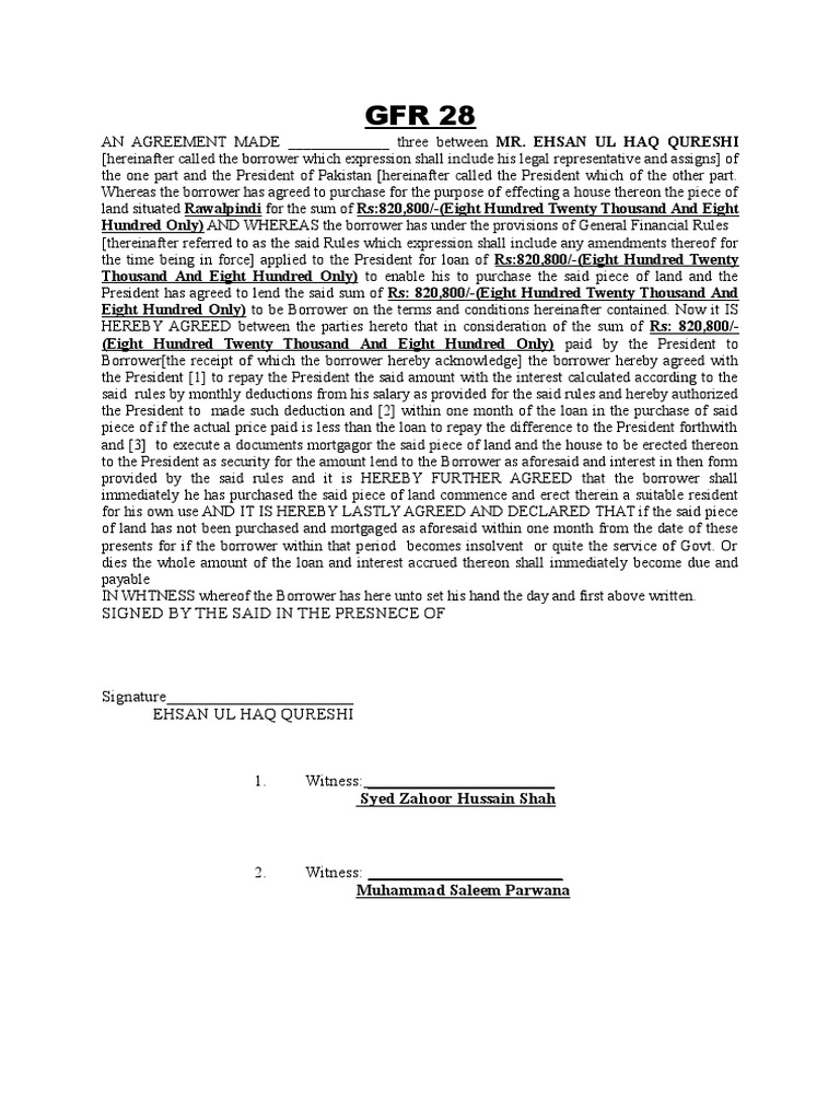 GFR 28 | Debtor | Loans