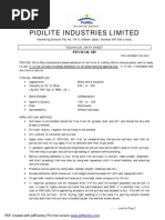 Pidilite Catalogue | PDF