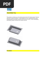 SolidWorks Sheet Metal Tutorial Guide | PDF | Home & Garden
