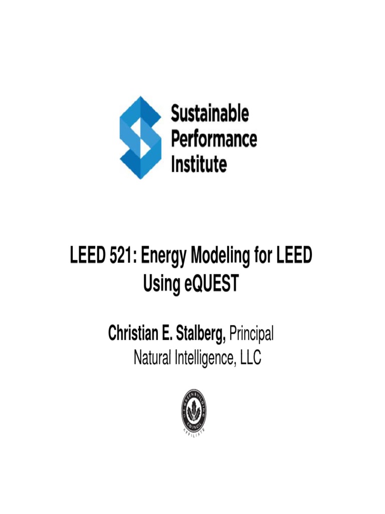 Energy Modeling For Leed Pdf Pdf Leadership In Energy And