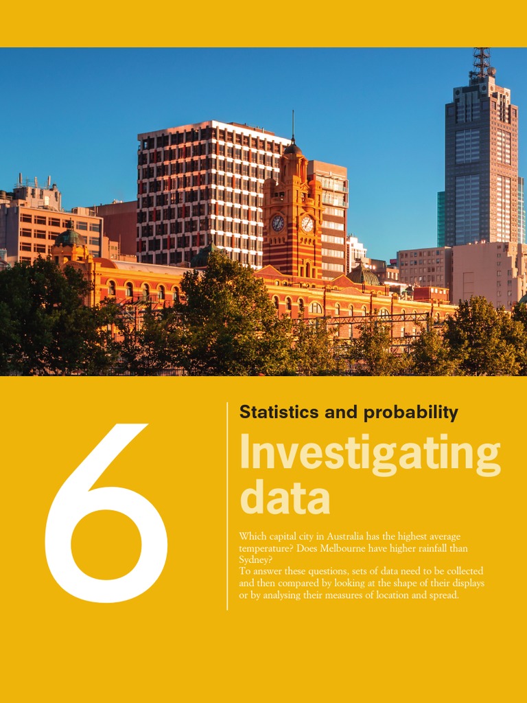 Chapter 6 Investigating Data | PDF | Quartile | Descriptive Statistics