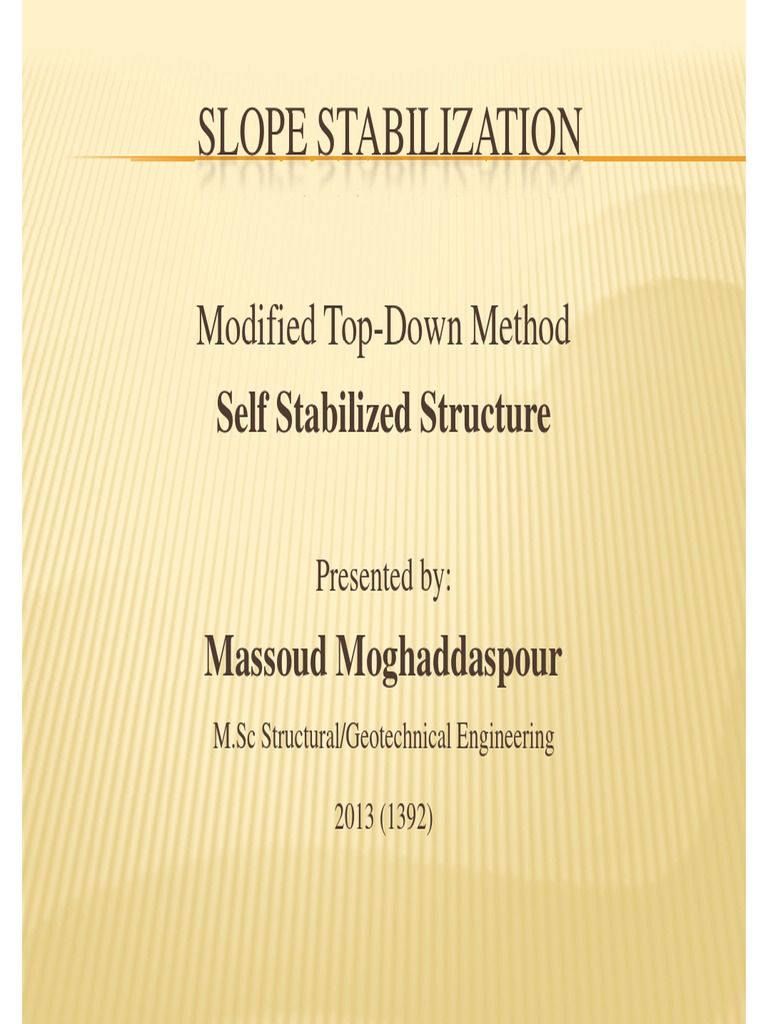Top-Down Method | PDF | Deep Foundation | Geotechnical Engineering