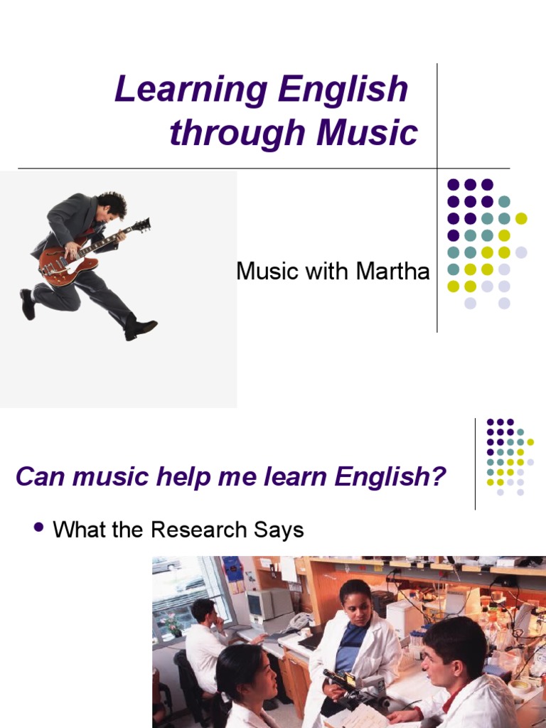 Learning English Thru Music | PDF | English Language | Linguistics