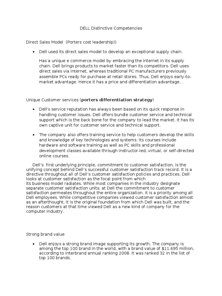 Dell Competencies | PDF | Dell | Laptop