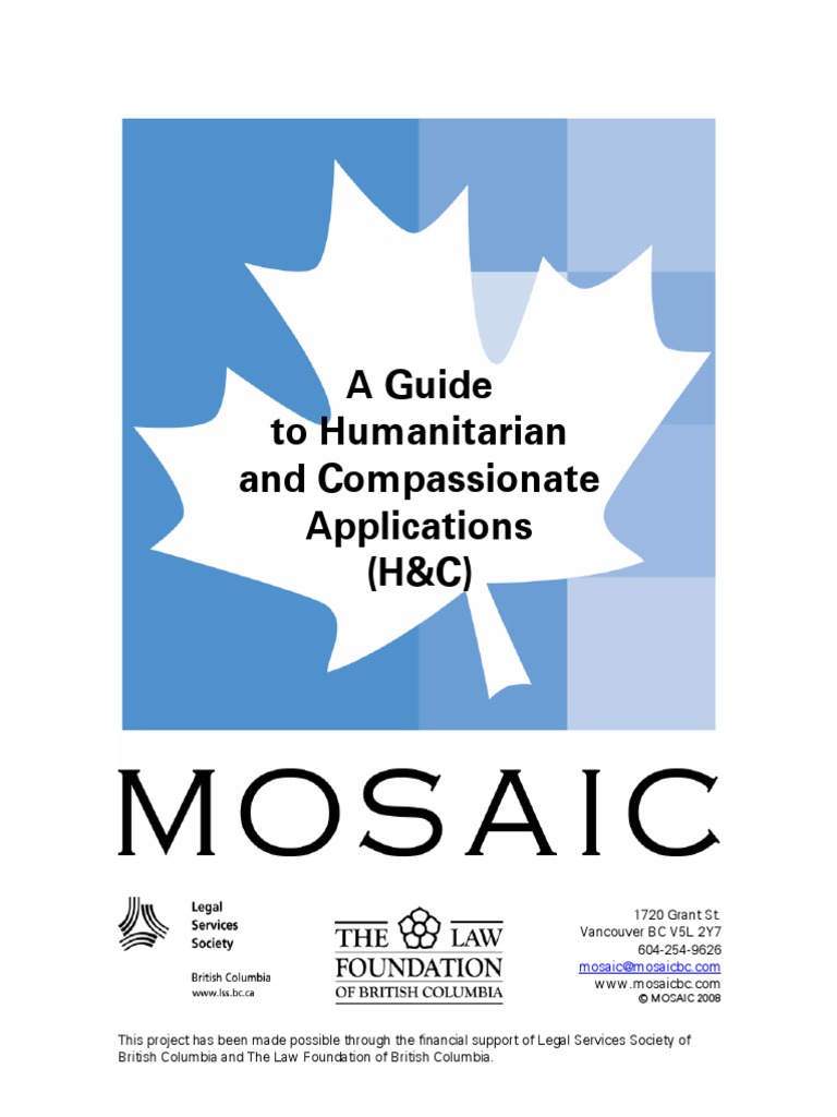 A Guide To Humanitarian and Compassionate Applications | PDF ...