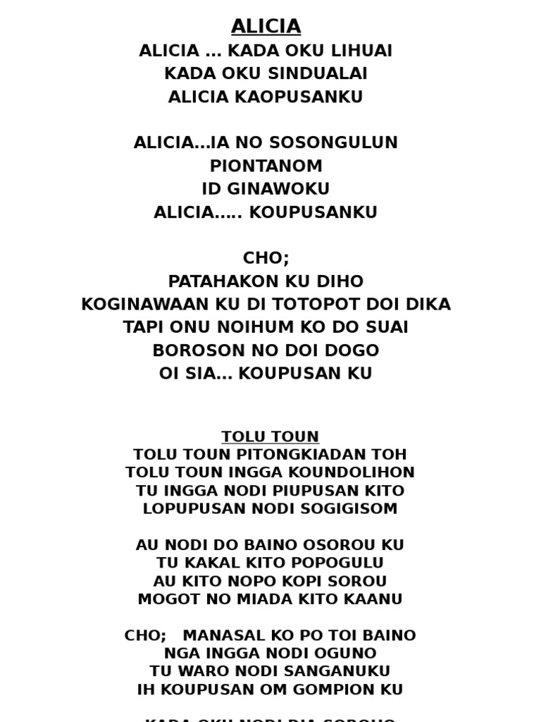 Alicia | PDF | Gaya Hidup