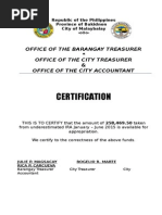 Barangay Resolution Sample | PDF | Government