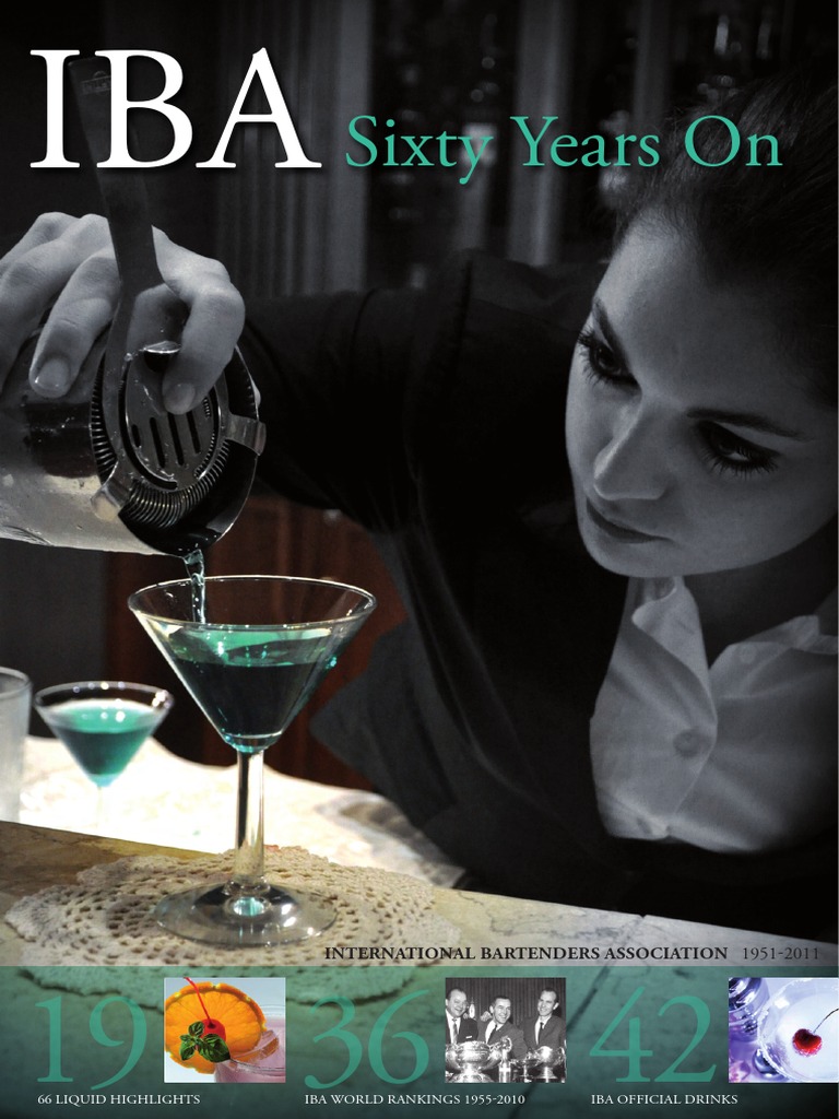 IBA Sixty Years - Official Cocktails PDF | PDF | Martini (Cocktail ...