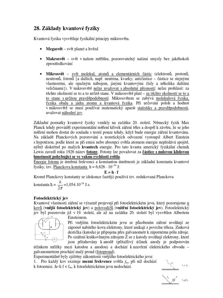 Kvantová Fyzika | PDF