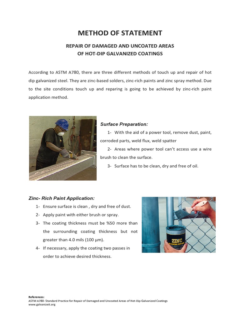 Repairing HDG Products | PDF | Technology & Engineering