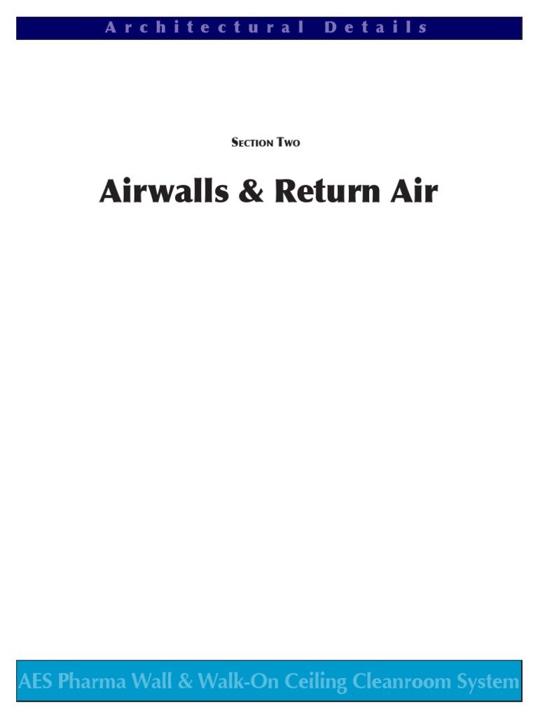 Return Air Walls | PDF | Duct (Flow) | Ceiling