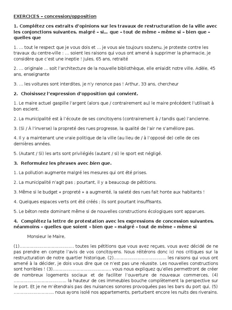 L'expression de La Concession | PDF