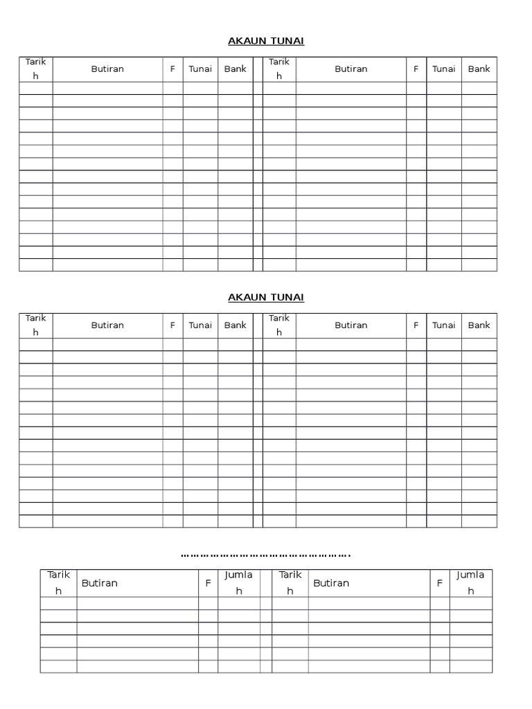 Kertas Lejar | PDF | Pengelolaan Keuangan & Uang