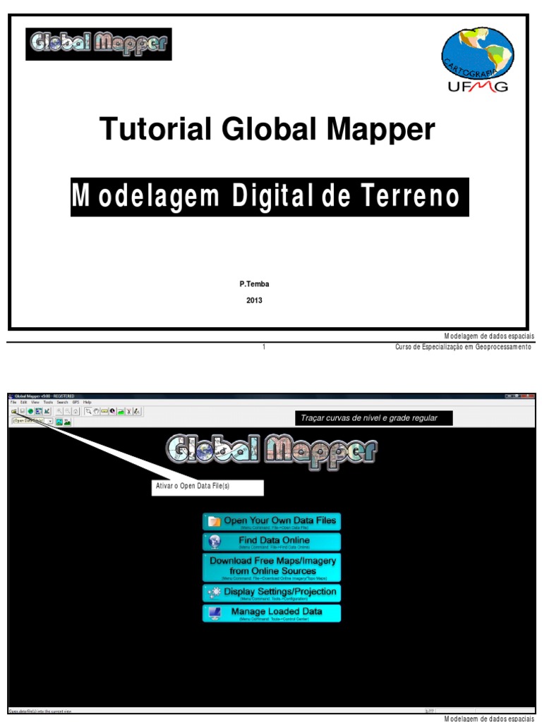 Tutorial Global Mapper 15 07 | PDF
