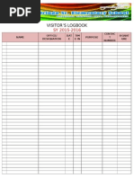 Vehicle Movement Logbook Template | PDF