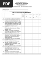 Classroom Observation Forms 2024 2025 | PDF | Learning | Teachers