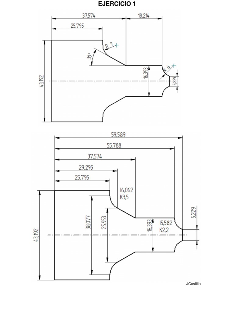 Ejercicios CNC | PDF