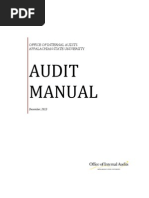 Internal Audit Manual Example 2024 | PDF | Internal Audit | Audit
