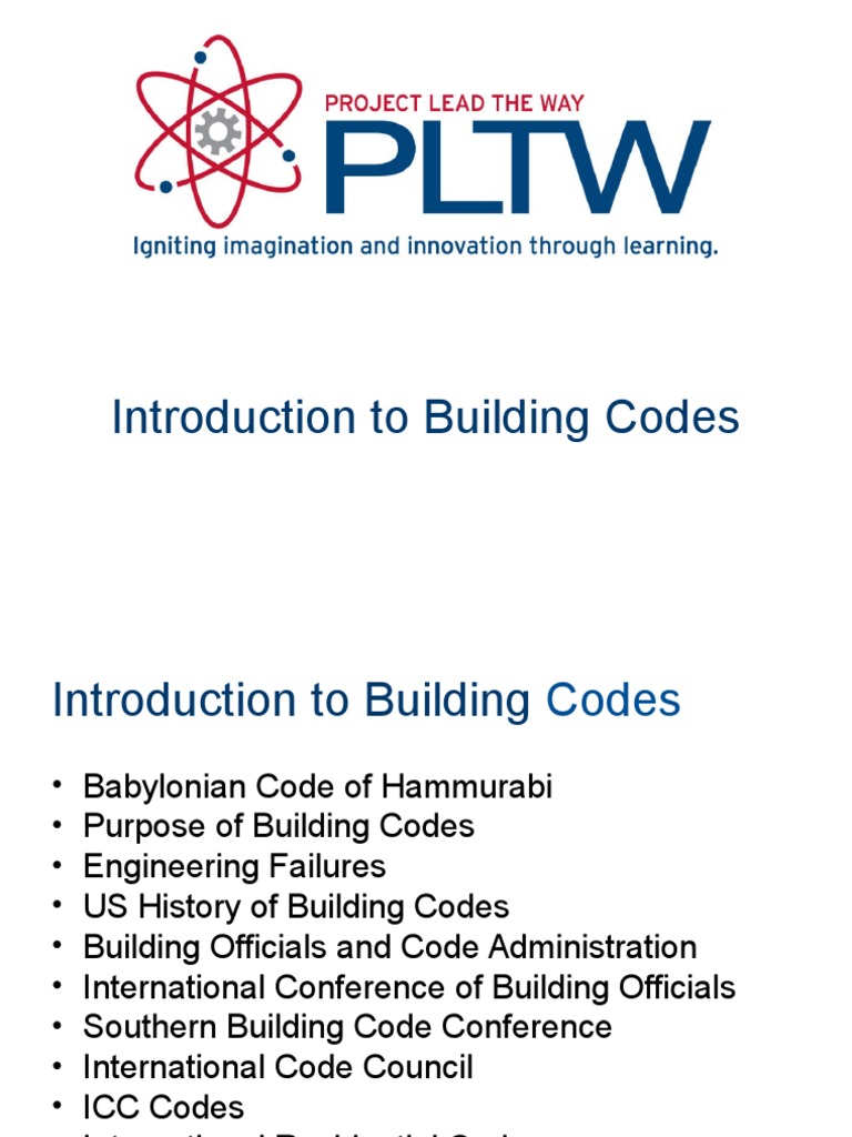 2.3 Introduction to Building Codes | Building Code | Construction Law