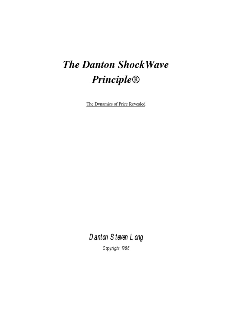 Danton Shockwave Book | PDF | Technical Analysis | Market Trend