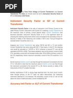Understanding 5P20 Current Transformer | PDF | Electrical Substation ...