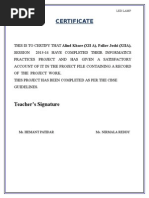 Practical Certificate Template | PDF