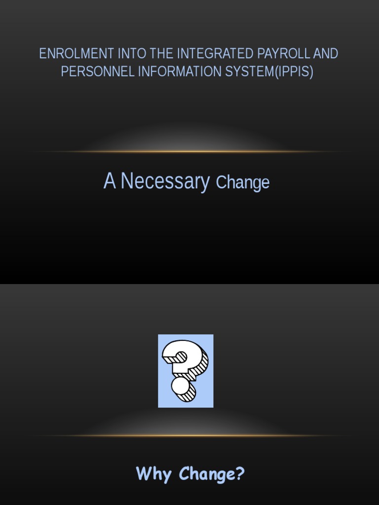 Ippis Presentation - September 2013 | PDF | Payroll | Employment