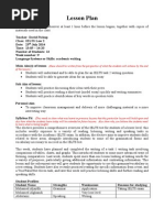 Lesson Plan Template CELTA | PDF | Language Arts & Discipline