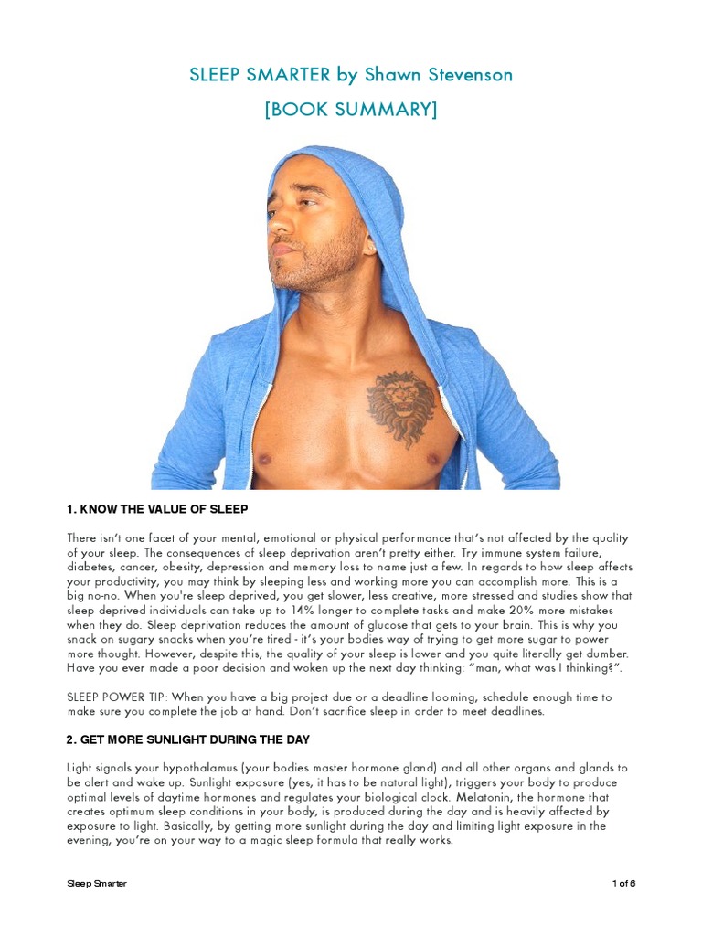Sleep Smarter Book Summary | PDF | Caffeine | Sleep